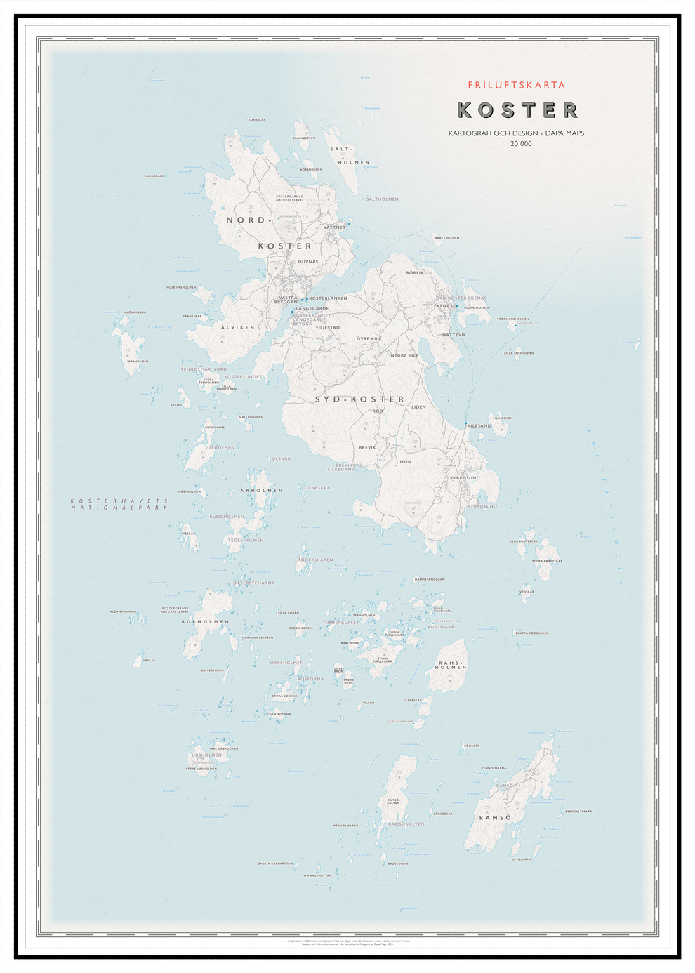 Friluftskarta Koster – Dapa Maps