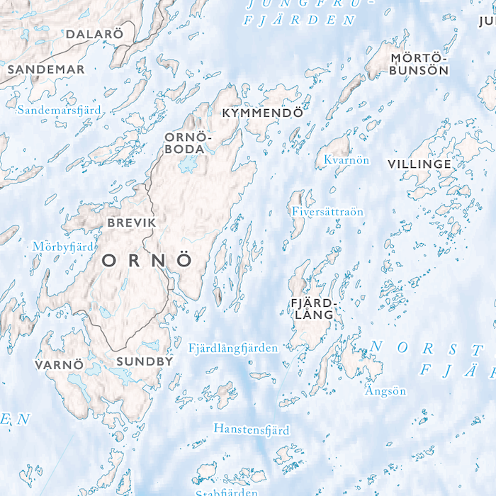 Skärgårdskarta Stockholm – Dapa Maps